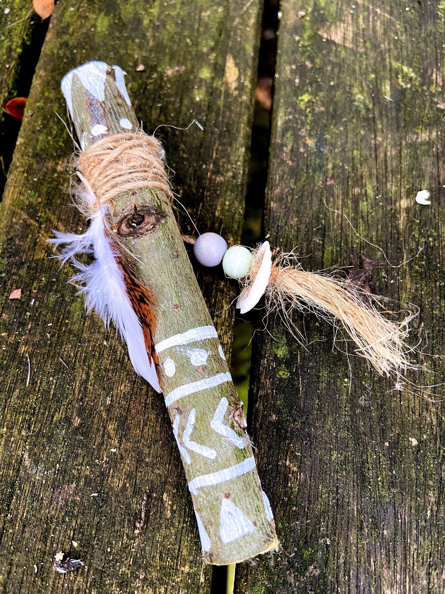 Het Keetje van Lien: DIY - talking sticks