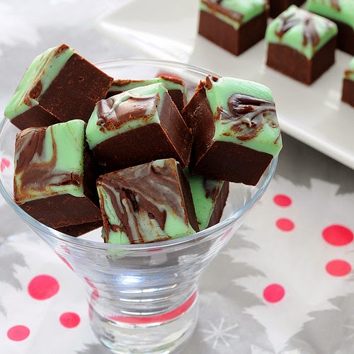 Marbled Mint Chocolate Fudge ~ Only Tasty Recipes Which Can Heal Your Soul