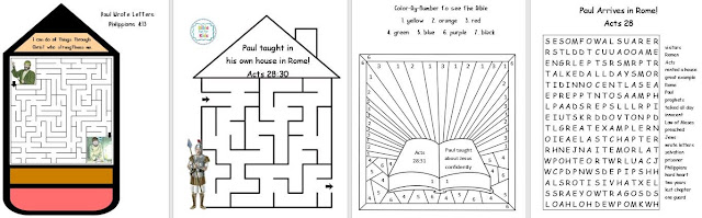 Paul Teaches in Rome | Bible Fun For Kids