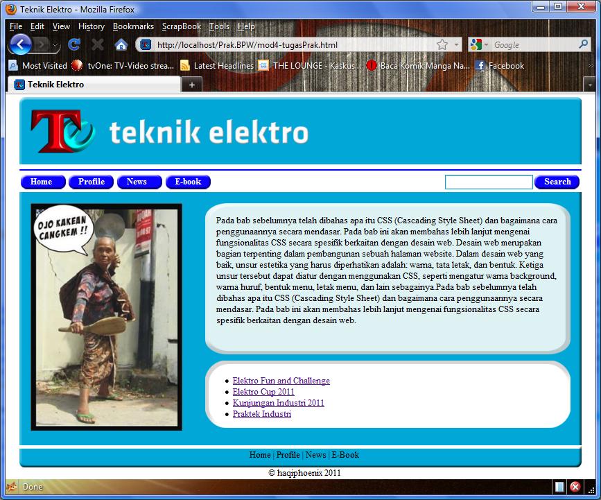 PhX's Zone: Membuat Tampilan Web Sederhana Dengan HTML5 dan CSS PhX's Zone: Membuat Tampilan Web Sederhana Dengan HTML5 dan CSS