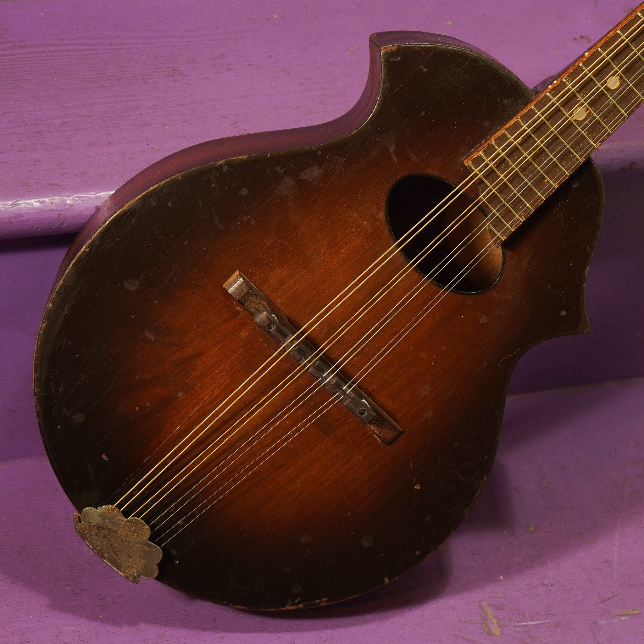 1940s Kay 2-Point Flatback Mandolin