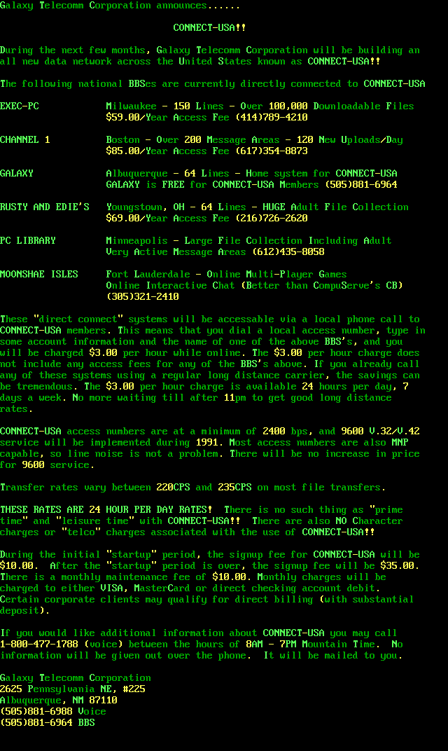 ANSI for old BBS board