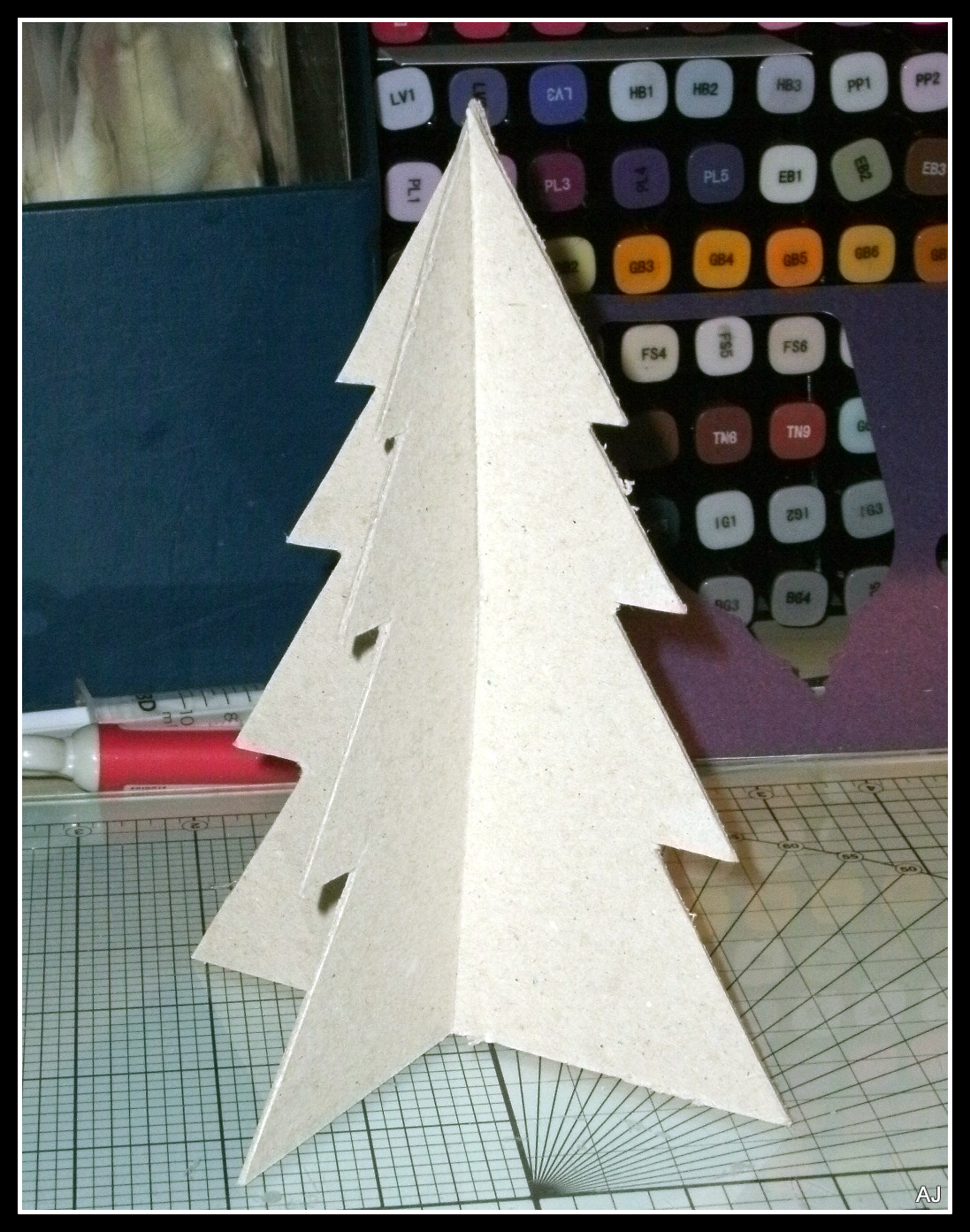 The Male Card Maker: Christmas Tree Project & tutorial