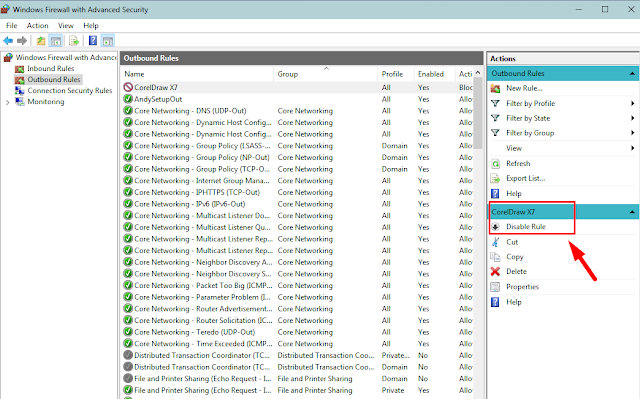 TUTORIAL CARA MENGATASI BLOCK ILLEGAL SOFTWARE COREL DRAW X7 ~ Sharing ...