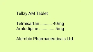 Tellzy AM Tablet Uses View Dosage Substitutes Price and Sideeffects