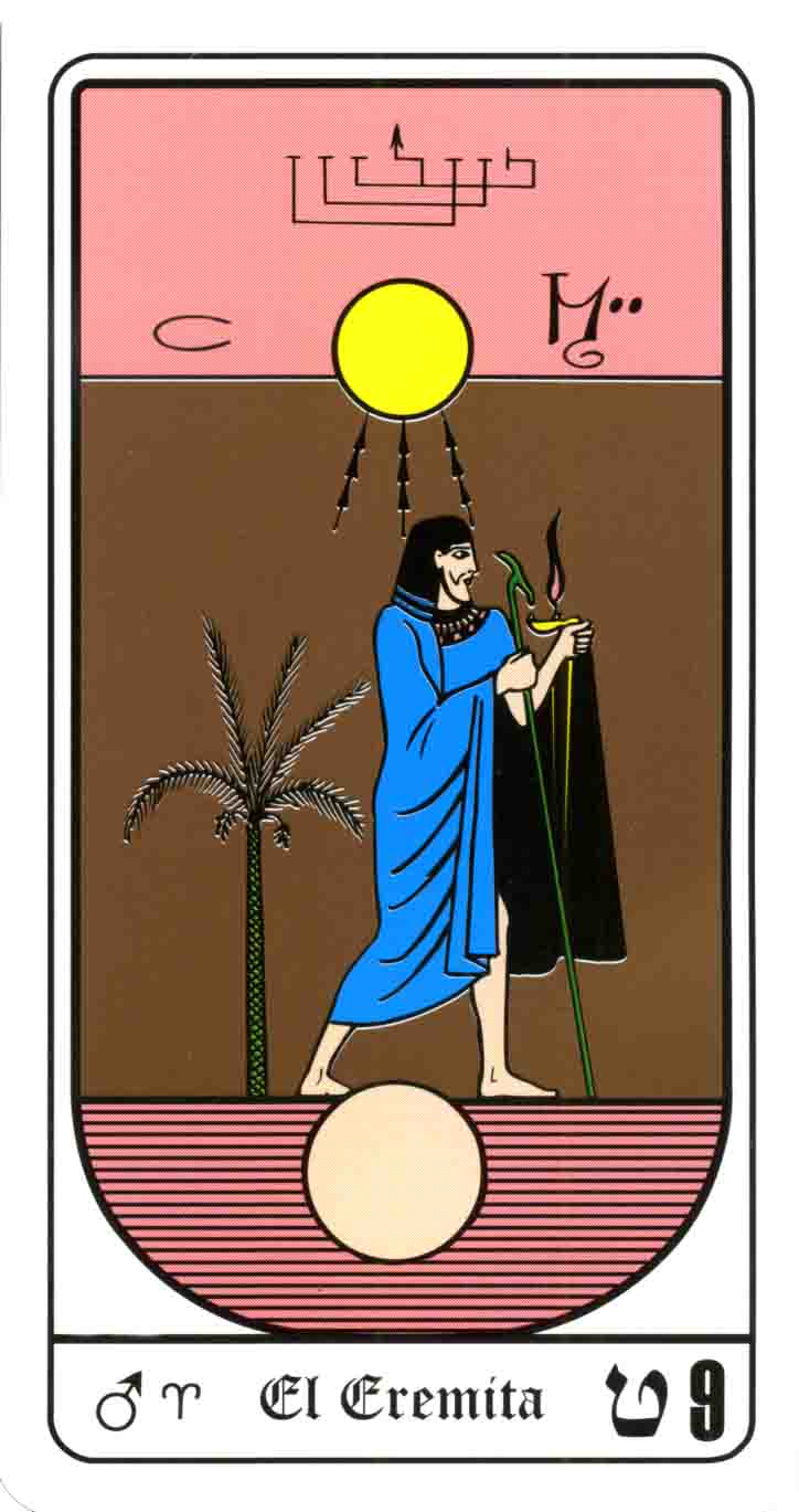 El Tarot Egipcio: Arcano 9 "EL EREMITA"