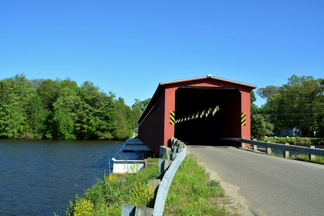 COVERED BRIDGES IN OHIO +: LANGLEY COVERED BRIDGE - CENTREVILLE, MICHIGAN