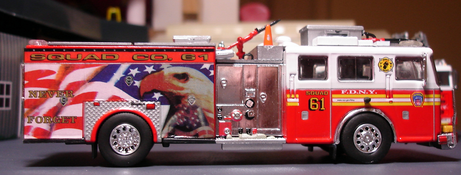 My Code 3 Diecast Fire Truck Collection: Seagrave FDNY Squad 61 Pumper
