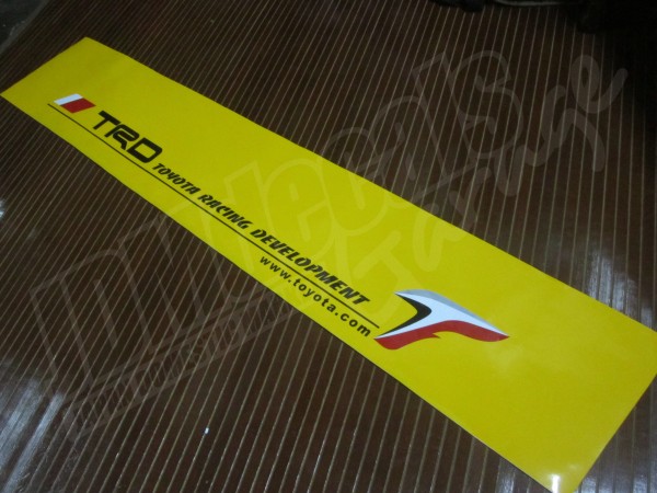 JDMdecals Garage: WD-008 TRD Windshield Decal