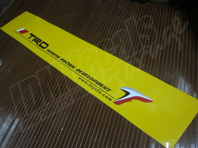 JDMdecals Garage: WD-008 TRD Windshield Decal