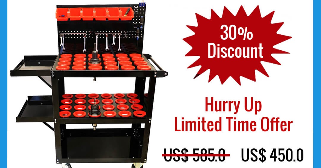 CNC Tool carts with Lockable drawers and Peg board: CNC Tool carts with ...