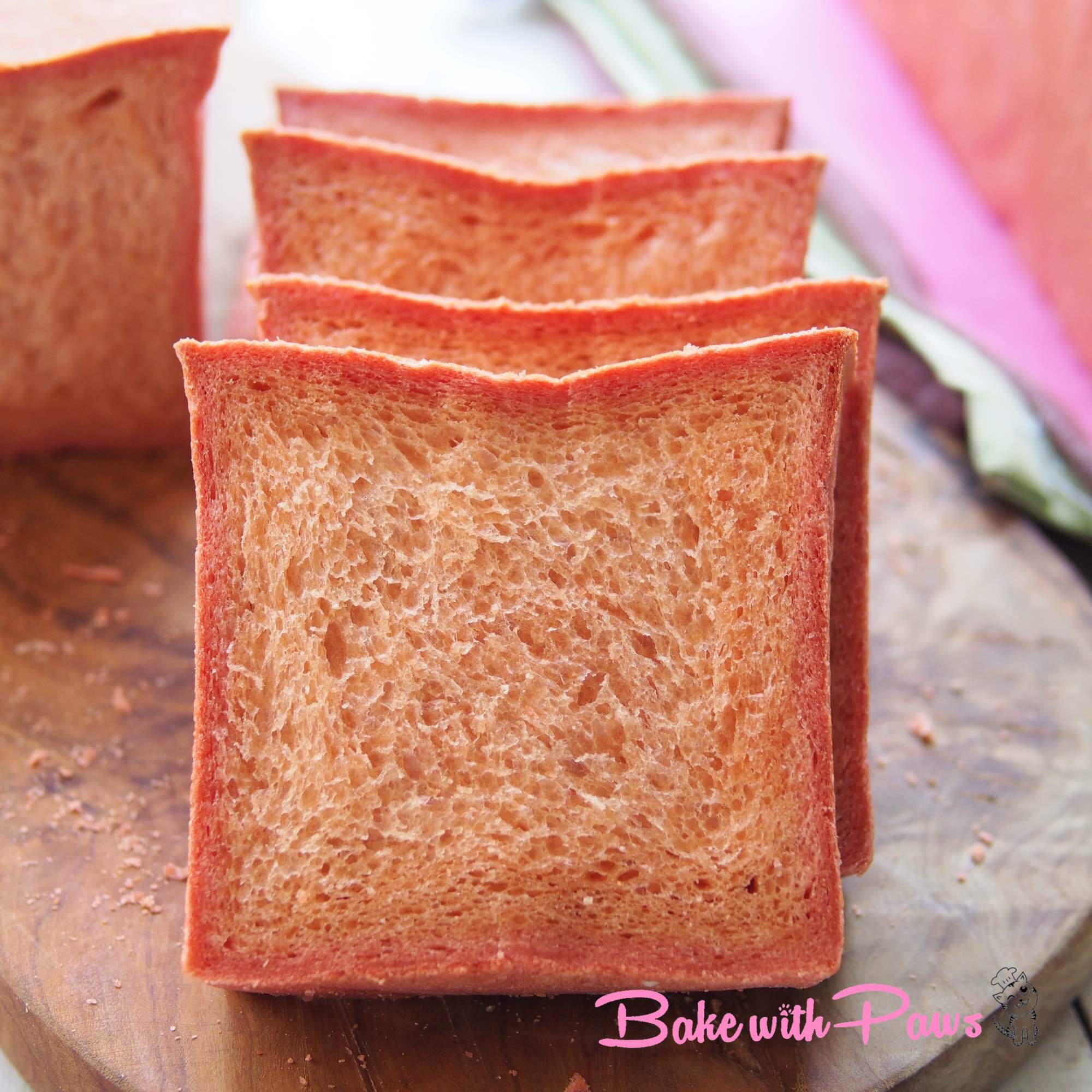Beetroot Soft Bread - BAKE WITH PAWS
