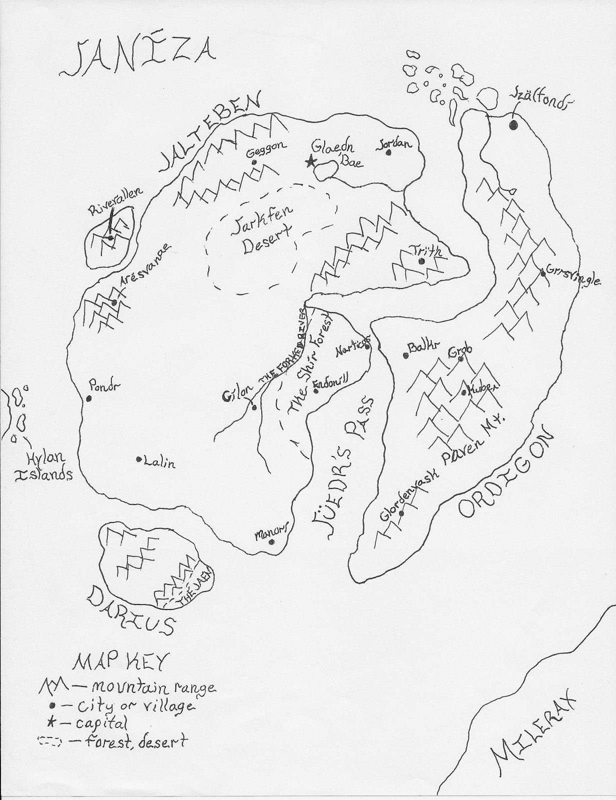 I N K S P O T: Map of Janíza