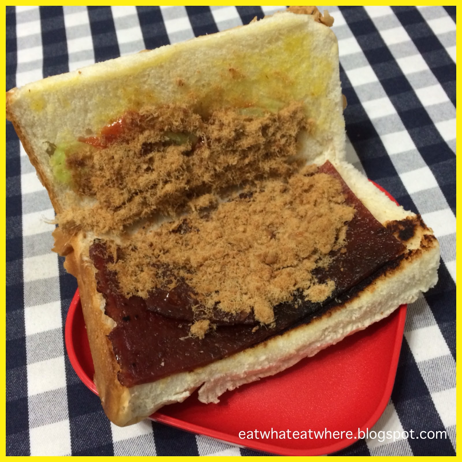 Eat what, Eat where?: Just One Food - Bak Kwa Sandwich