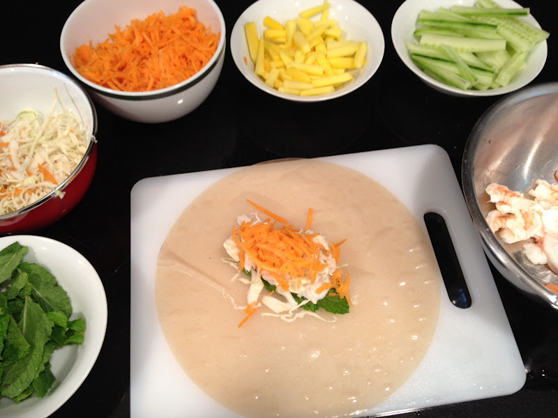 The Full Plate Blog: summer rolls! (easy + fun summer recipe)