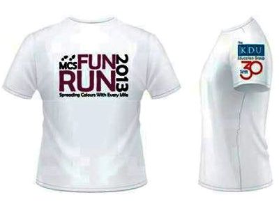 RUNNING WITH PASSION: First Look: KDU MCS Fun Run 2013 Official T-Shirt ...