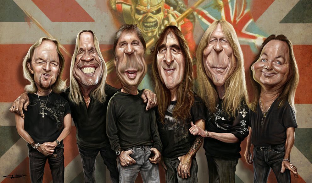 Humor: as melhores caricaturas do Iron Maiden