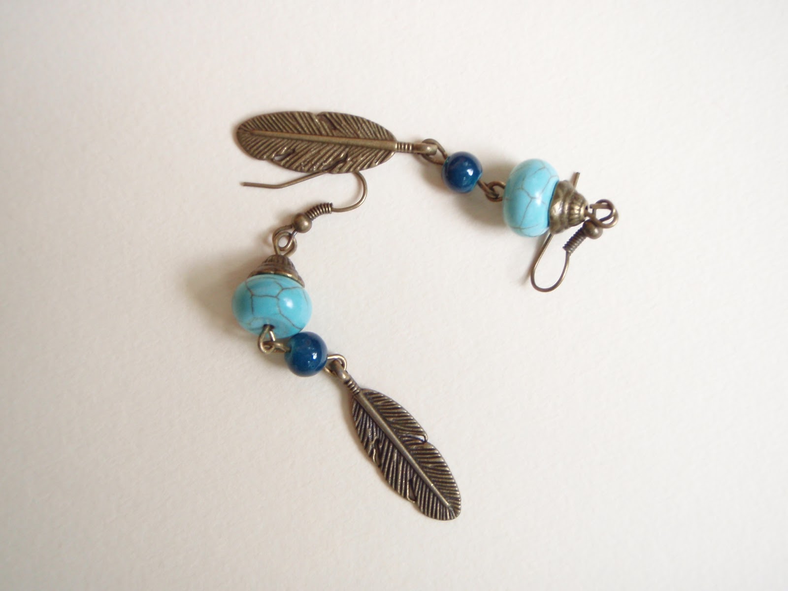 Bijuterii handmade colorate: Cercei stil indian