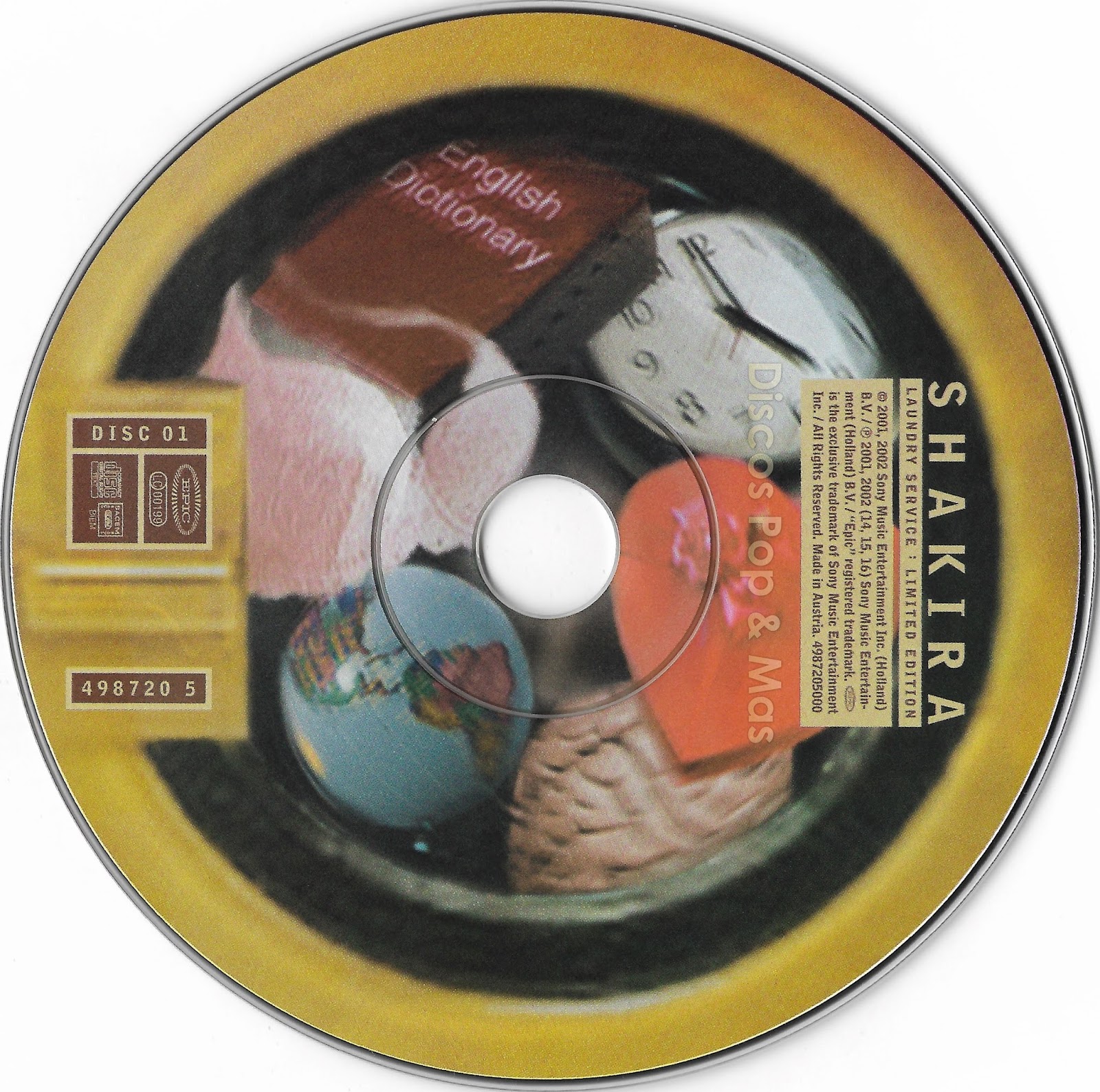 Discos Pop & Mas: Shakira - Laundry Service: Washed and Dried