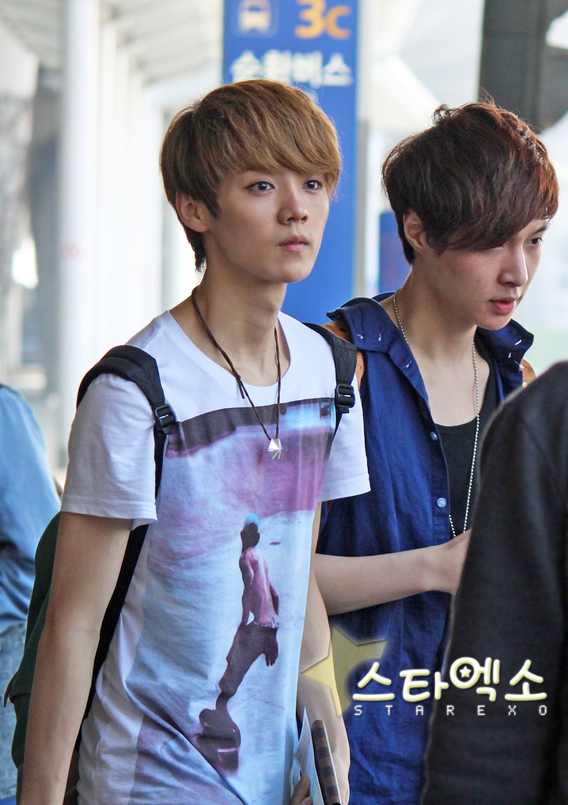 EXOFAMILYTH: (PIC) EXO-M - 120430 Jakarta - Incheon Airport (14 PIC)