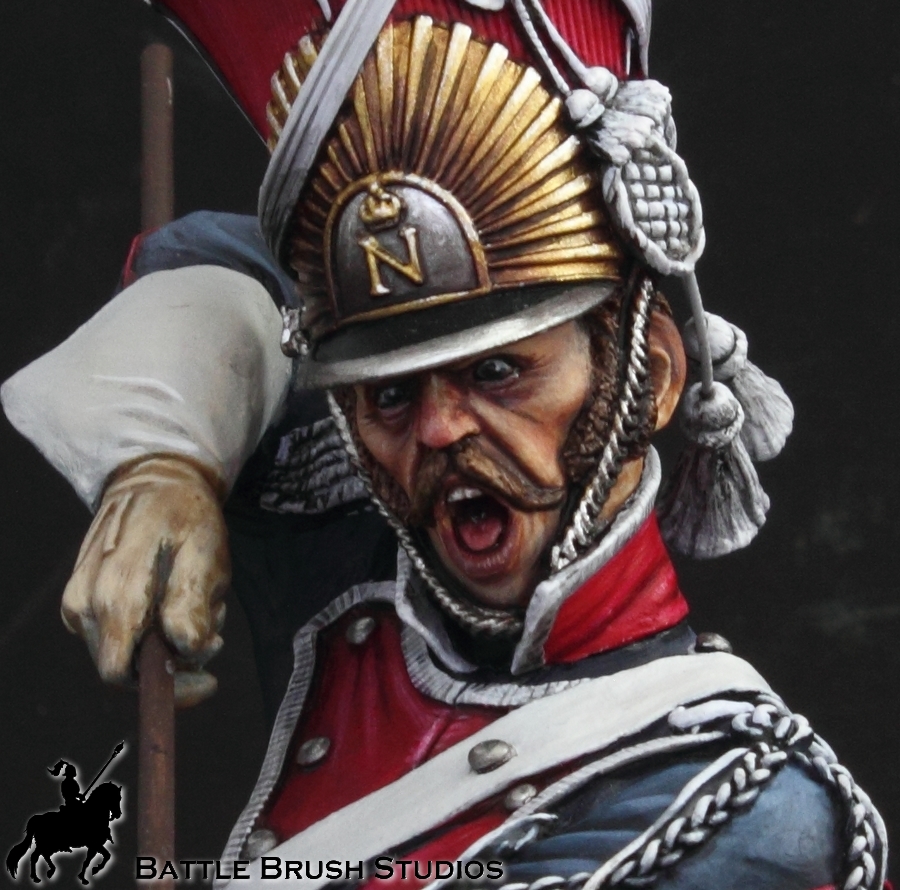 Battle Brush Studios: Showcase: Polish Lancer 200mm Bust