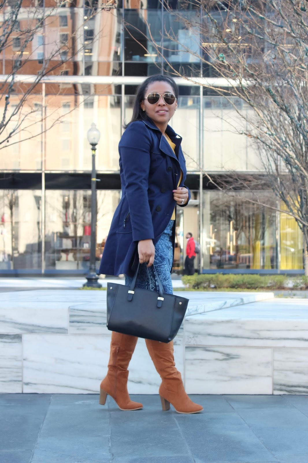 OOTD: Structured Jacket + OTK Boots — Patty's Kloset