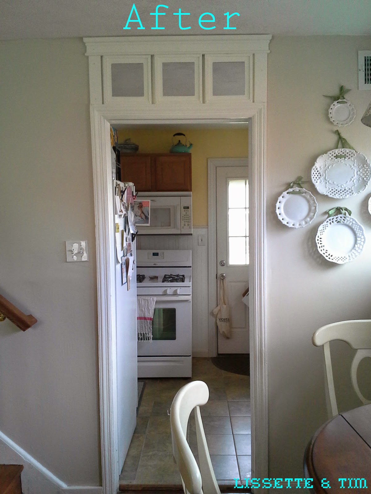 Lissette & Tim: Faux Transom Window