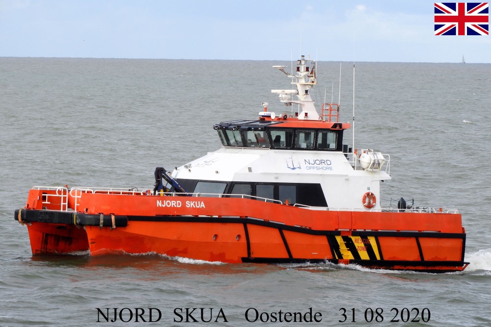 G.GYSSELS SHIPCOLLECTION: NJORD SKUA : OFFSHORE CREW VESSEL