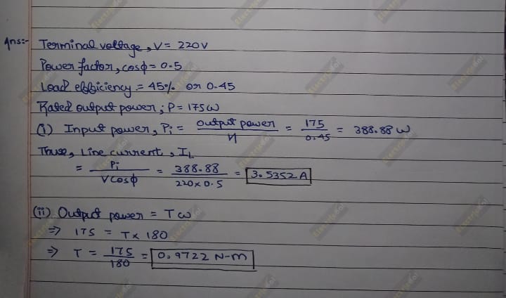 SINGLE-PHASE INDUCTION MOTOR