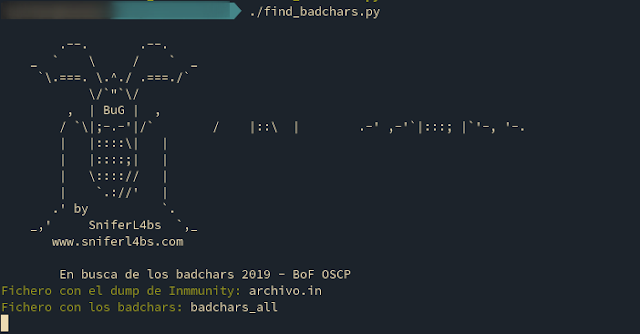 Script En Python Para Detectar Badchars Find Badchars Buffer Overflow Sniferl4bs 8878