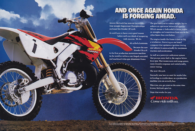Racing Cafè: Vintage Brochures: Honda CR 250 R 1997 (Usa)