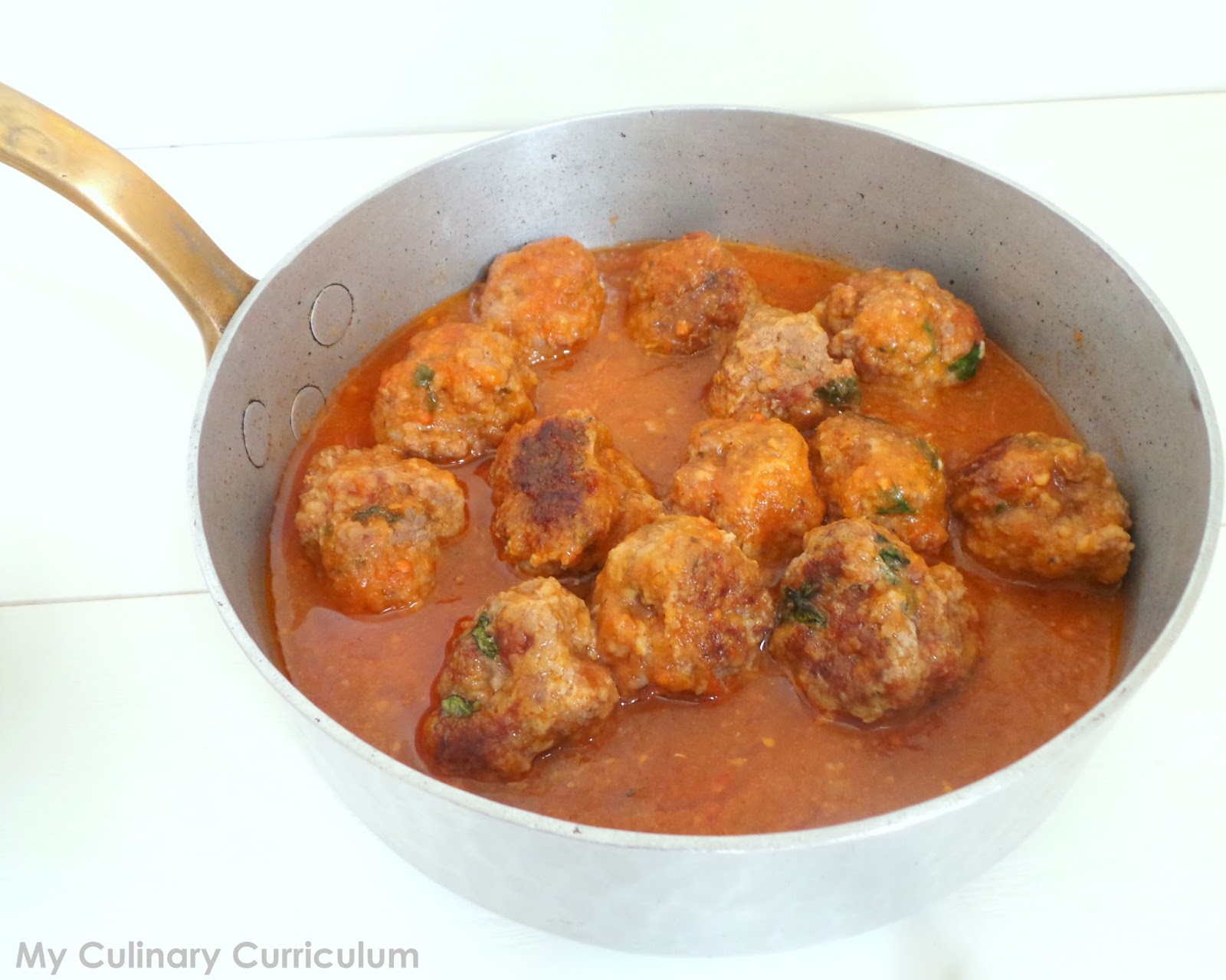 My Culinary Curriculum: Boulettes de bœuf aux merguez (Beef and merguez ...