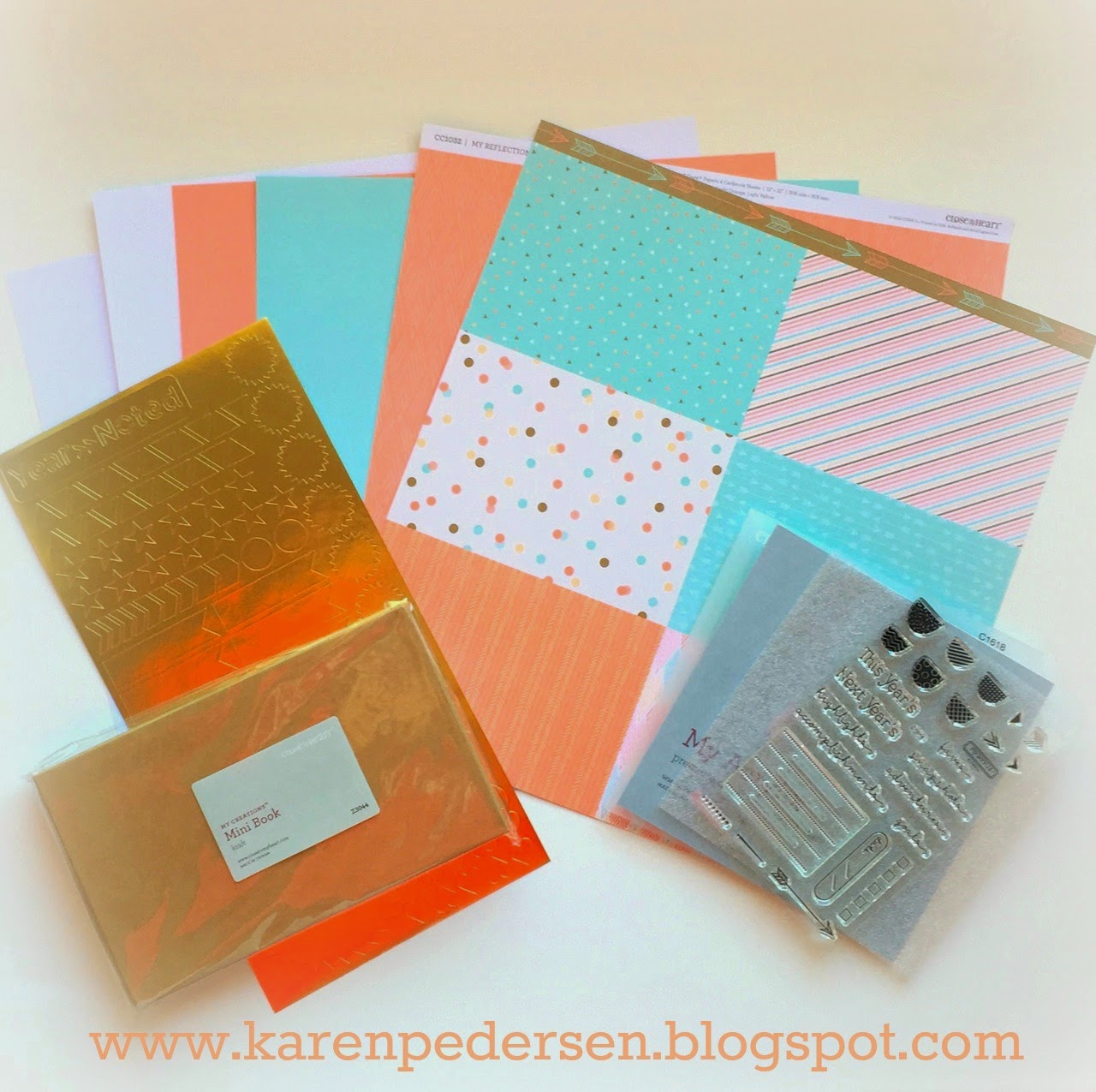 Karen Pedersen: Simply Inspired Blog Hop: Noted Paper Kit