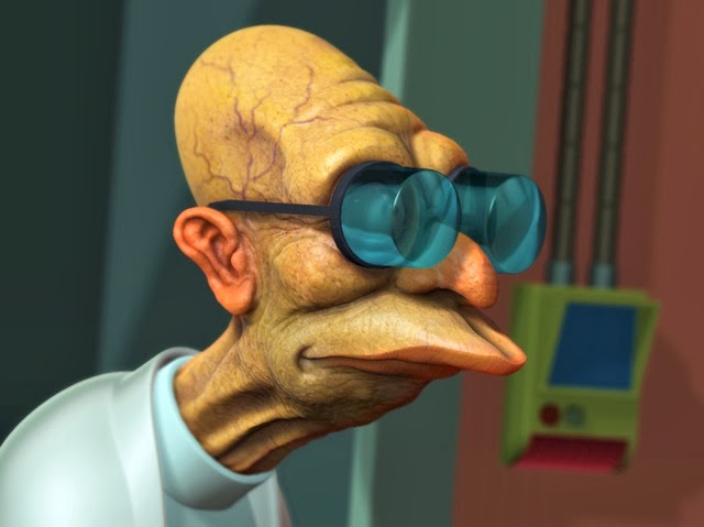 Professor Farnsworth 3-d - Amazing Alternate Art