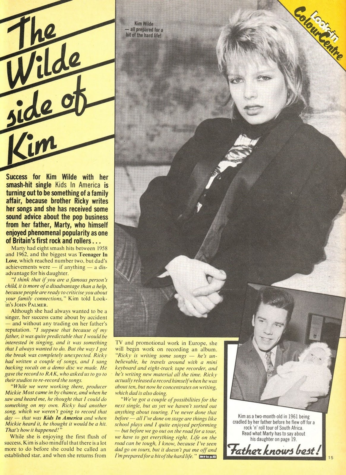 Top Of The Pop Culture 80s: Kim Wilde Look In 1981