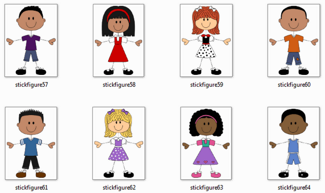 Dibujos de palitos de personas - Imagui