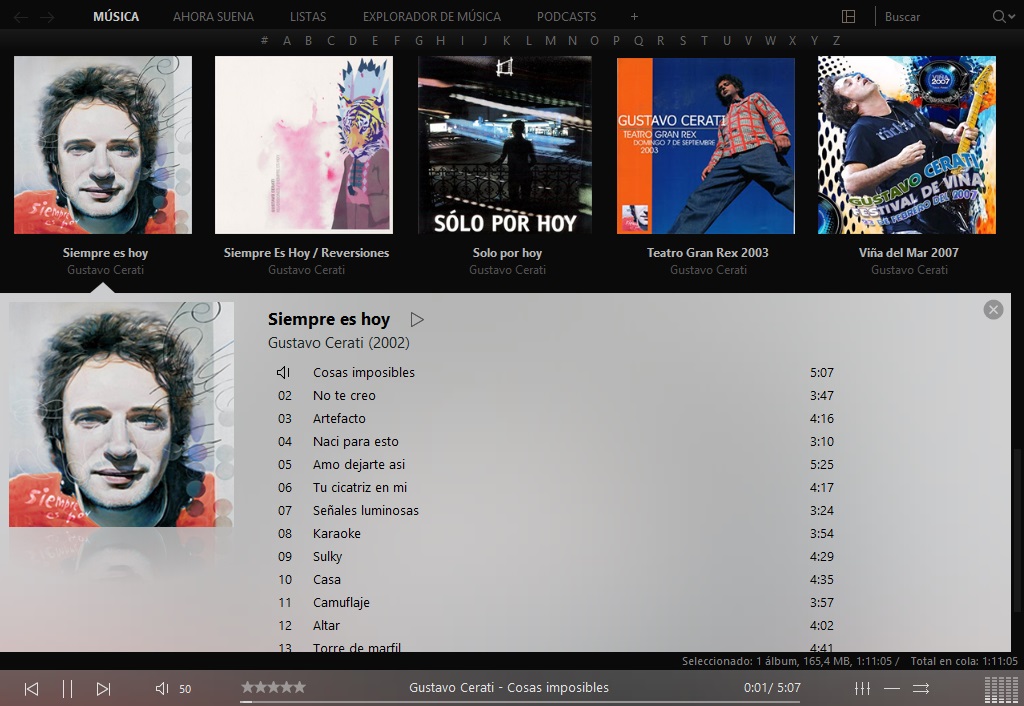 DISCOGRAFIA GUSTAVO CERATI