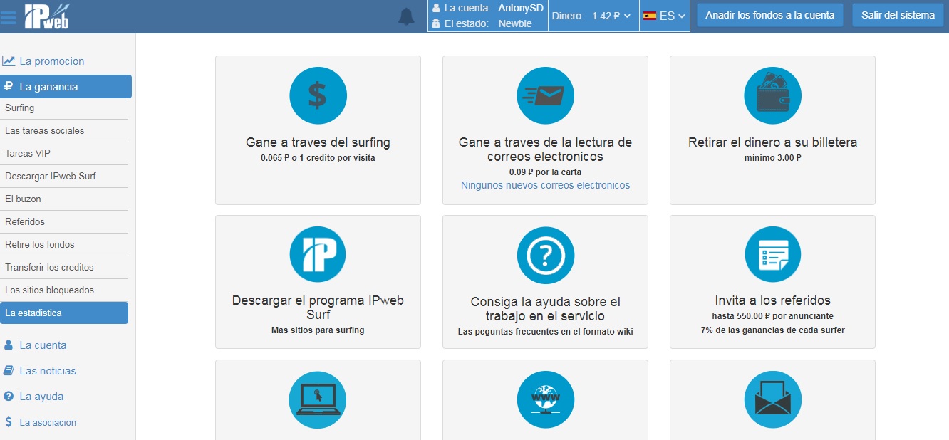 IPWeb - GanandoCriptomonedas