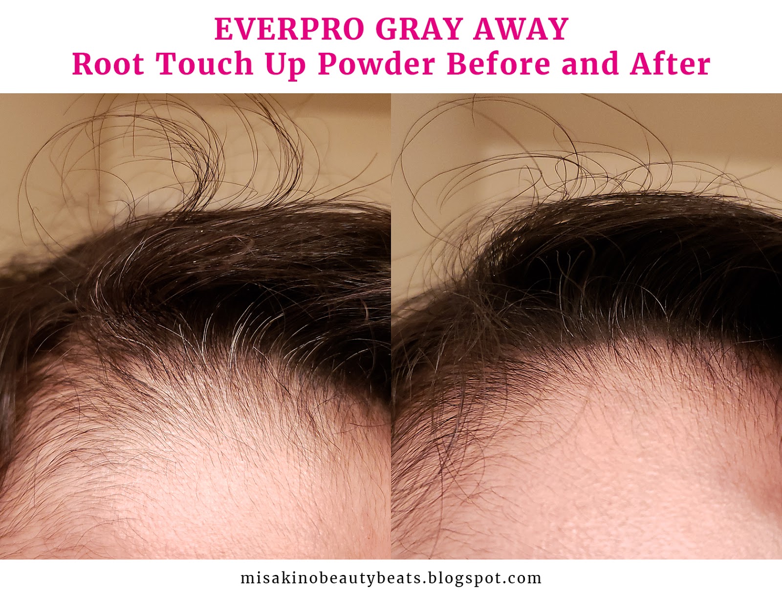 Review: EVERPRO Gray Away Root Touch Up Powder - MISAKINO