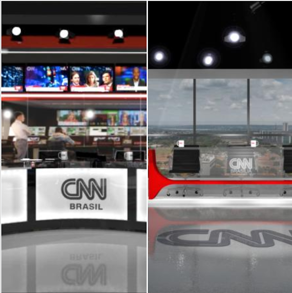 GENTE DE MÍDIA: TV. A CNN revela as primeiras imagens de seus estúdios