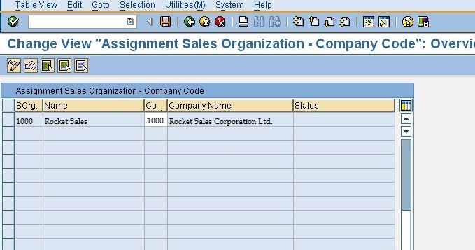 Assign Sales Organisation to Company Code SAP