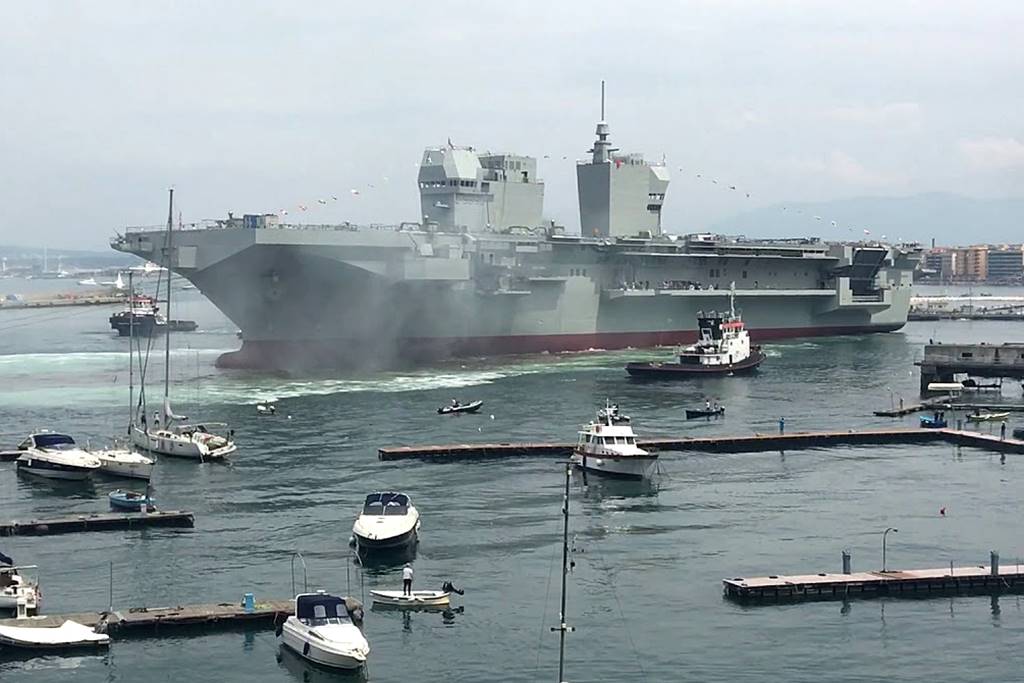 Italy launches LHD Trieste - Blog Before Flight - Aerospace and Defense ...