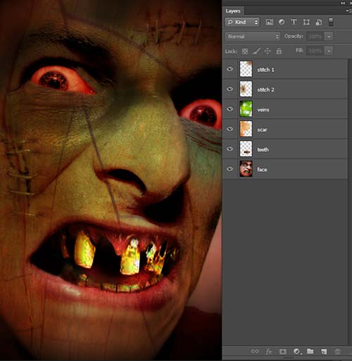 Create a zombie effect using Photoshop | OnlineDesignTeacher