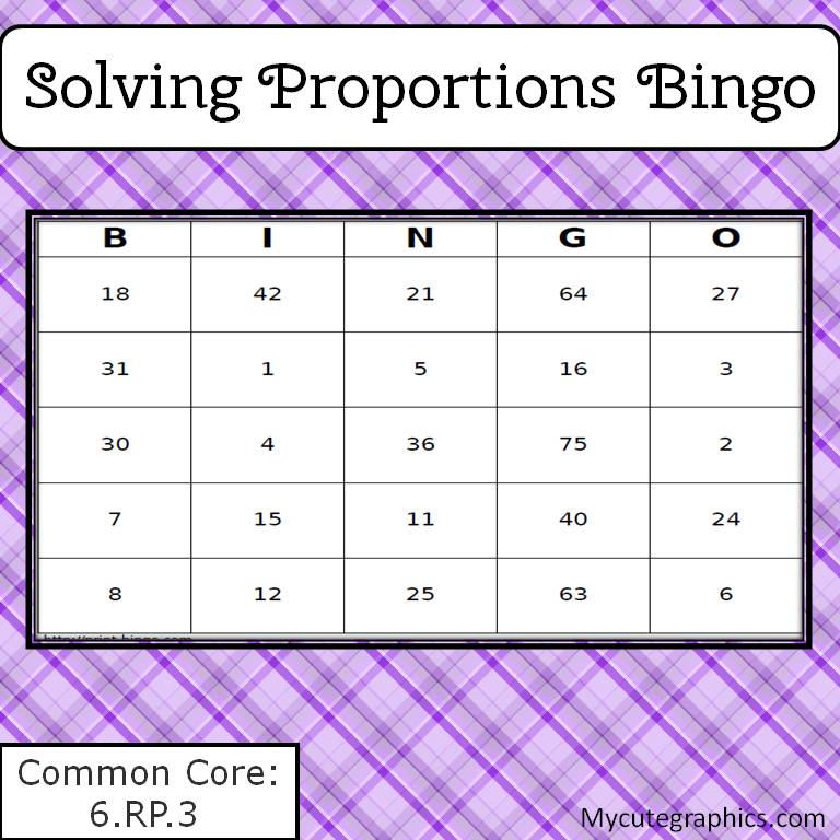 6th grade Math Bingo Cards to Download, Print and Customize! - 6th ...