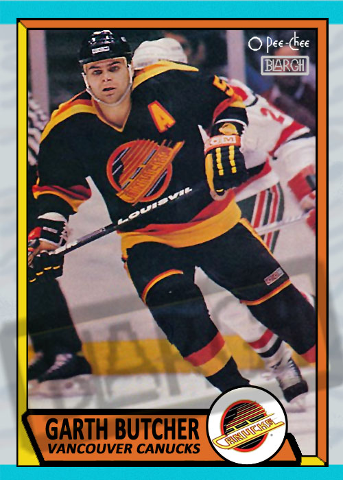 The Cardboard and Me: The Lost Rookies: Garth Butcher