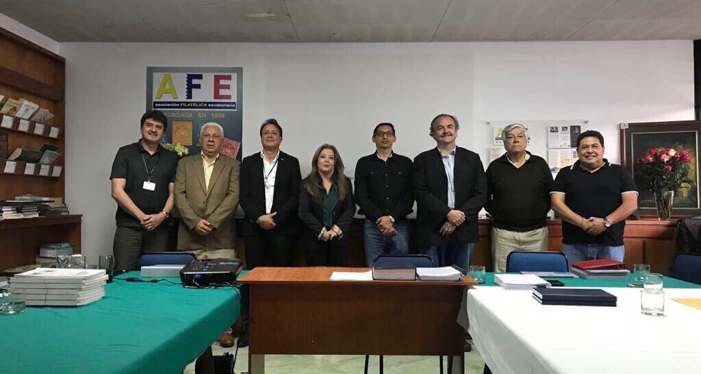 Asociación Filatélica Ecuatoriana: AFE - Asamblea elecciones 2018-2022.