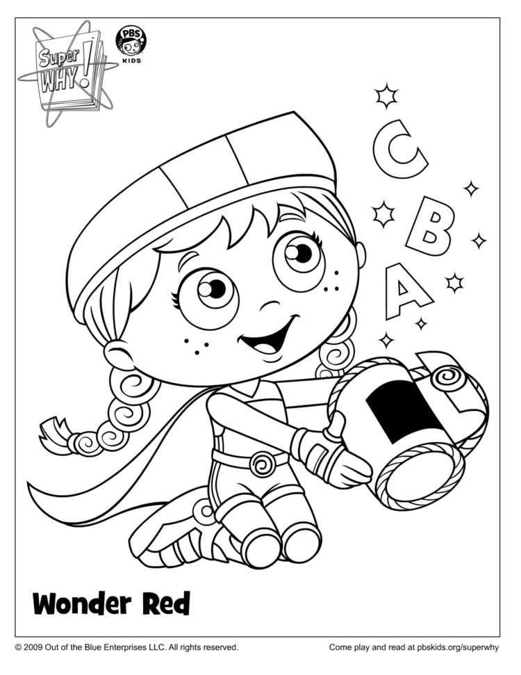 Red Coloring Page - Fun Coloring