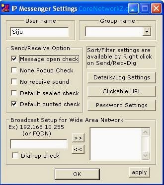 Create Log Files for IP Messenger Installed & View History of Conversation