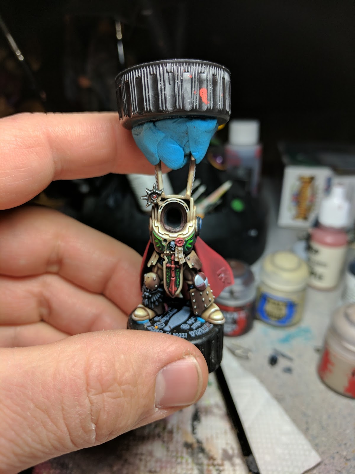 Brush Wizard: WIP - Deathwing Terminator Captain: Chest Details, Cape ...