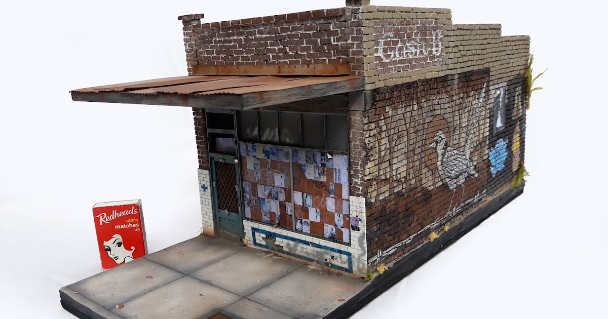 Dave's Model Workshop: Latest miniature: the Old Butchers Shop, Kingsville